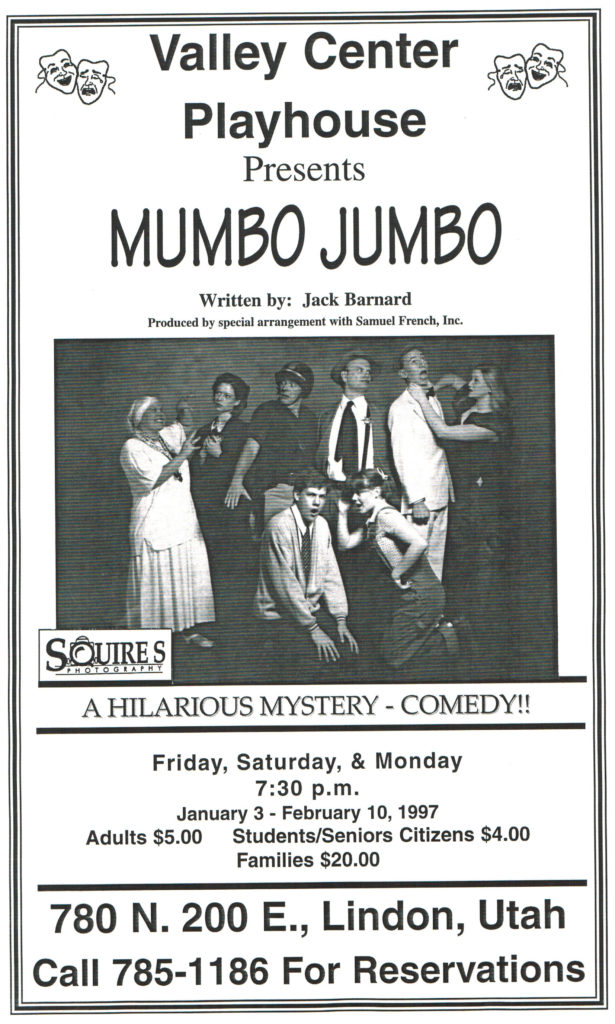 Mumbo Jumbo 1997 - Valley Center Playhouse
